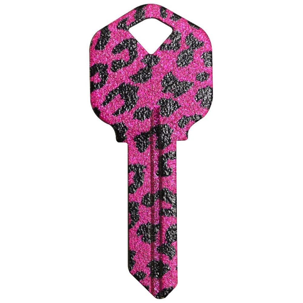 DIVA #66 Leopard Metallic Key Blank 87569 - The Home Depot