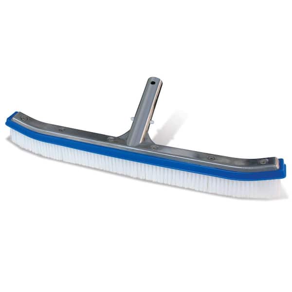 Poolmaster 17.5 in. Basic Aluminum Pool Brush 18105 - The Home Depot
