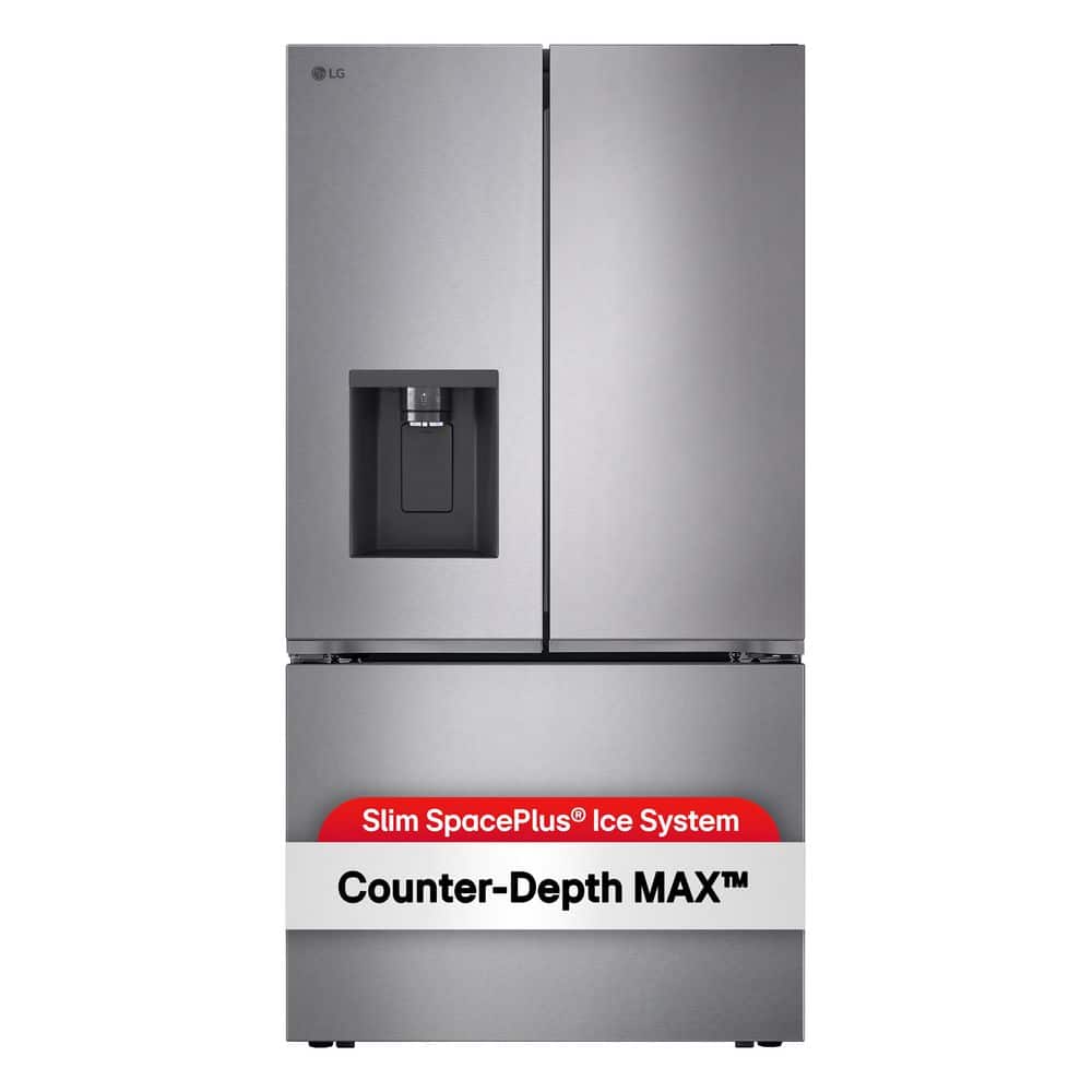 LG 26 cu. ft. Counter-Depth MAX 3-Door French Door Refrigerator in ...