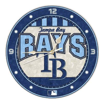 The Memory Company MLB -12 in. Novelty Phillies Art Glass Clock-MLB-PPH ...