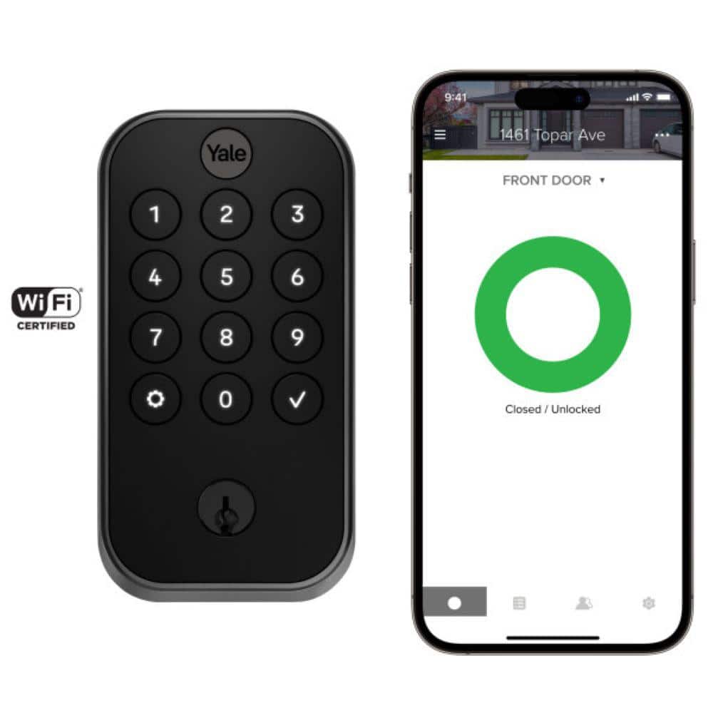 Yale Assure Lock 2; Smart Door Lock with Wi-Fi and Pushbutton Keypad ...