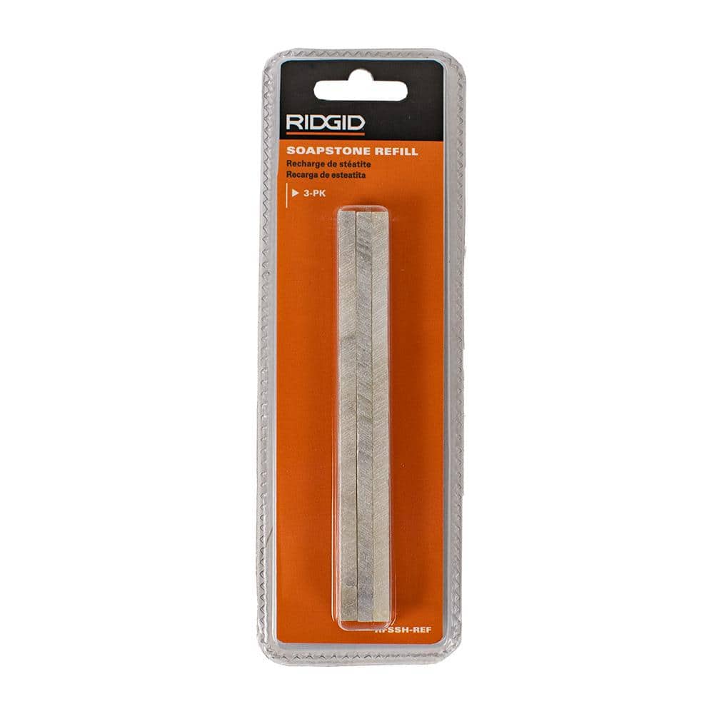 RIDGID Flat Soapstone 3 Pack Refill RFSSH-REF - The Home Depot