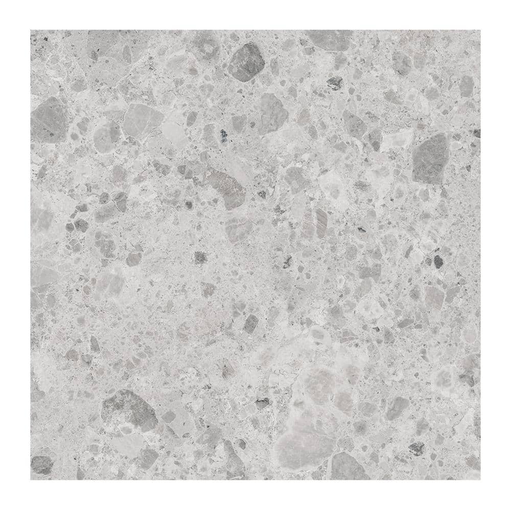 Reviews for Giorbello Ambience Terrazzo Silver Semi-gloss 24 " x 24 " x ...