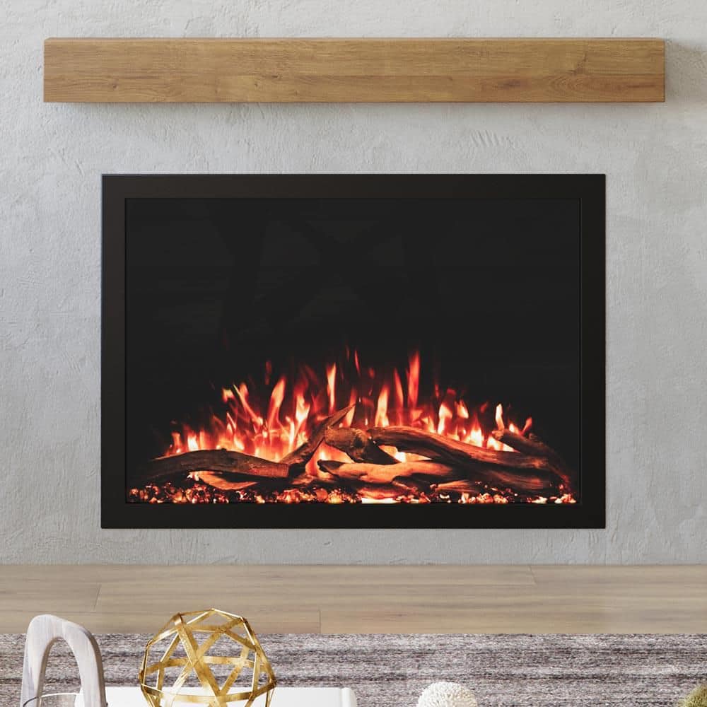 Modern Ember Highmark Traditional 38 in. Electric Fireplace Insert ...