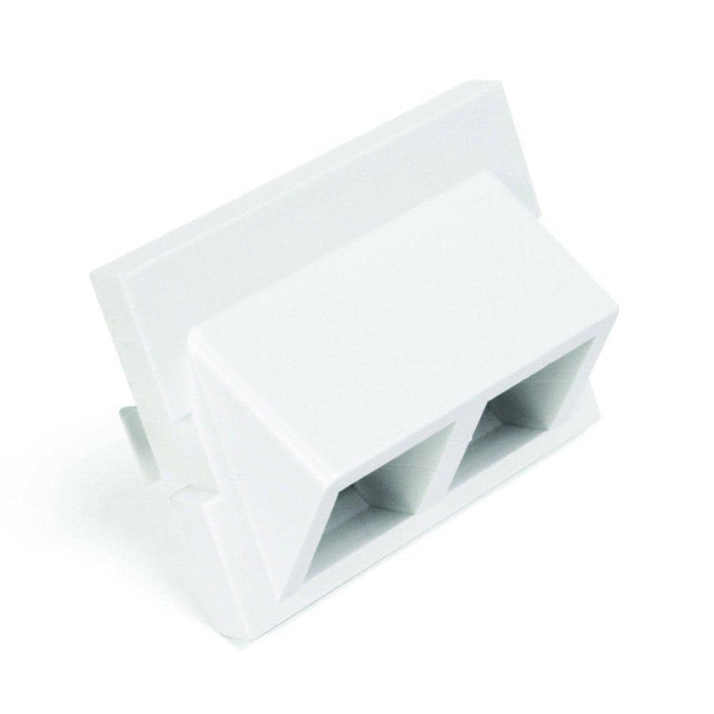 Leviton 2-Port 1.5-Unit High Angled Multimedia Outlet System (MOS ...