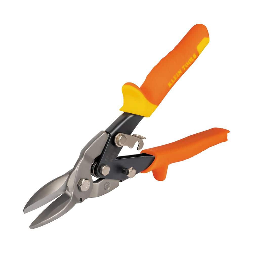 Klein Tools Straight-Cut Aviation Snips with Wire Cutter 1202S - The ...