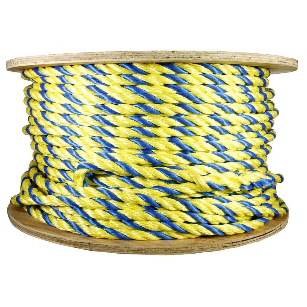 IDEAL 3/4 in., x 600 ft. Pro-Pull Polypropylene Rope 31-856 - The Home ...