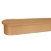 EVERMARK Stair Parts 12-1/2 in. x 58-3/8 in. Red Oak Bullnose Starting ...