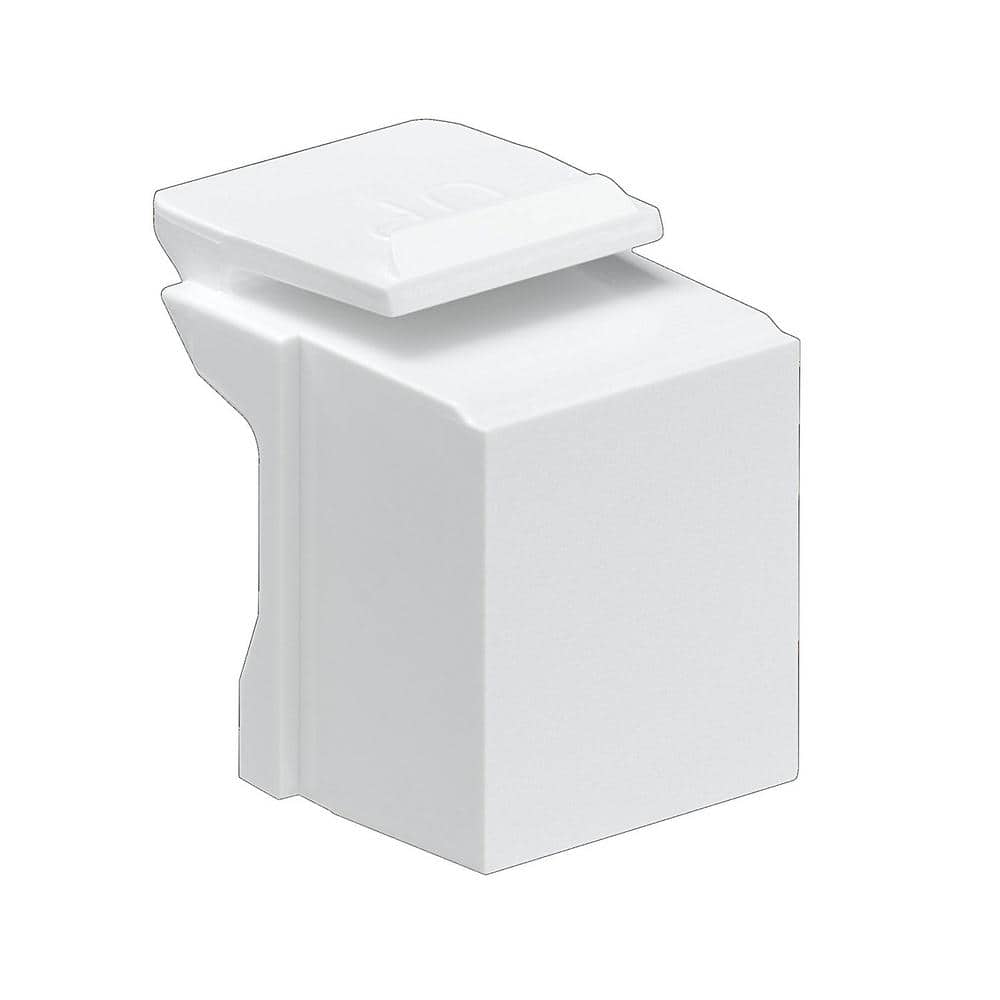 Leviton QuickPort Blank Inserts, White (10-Pack) 41084-BW 41084-BW ...