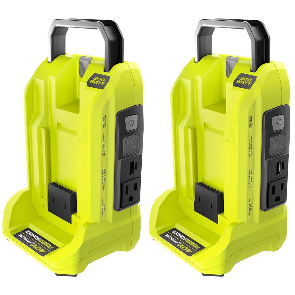Reviews for RYOBI 40V 300-Watt Power Inverter (2 Pack) | Pg 2 - The ...
