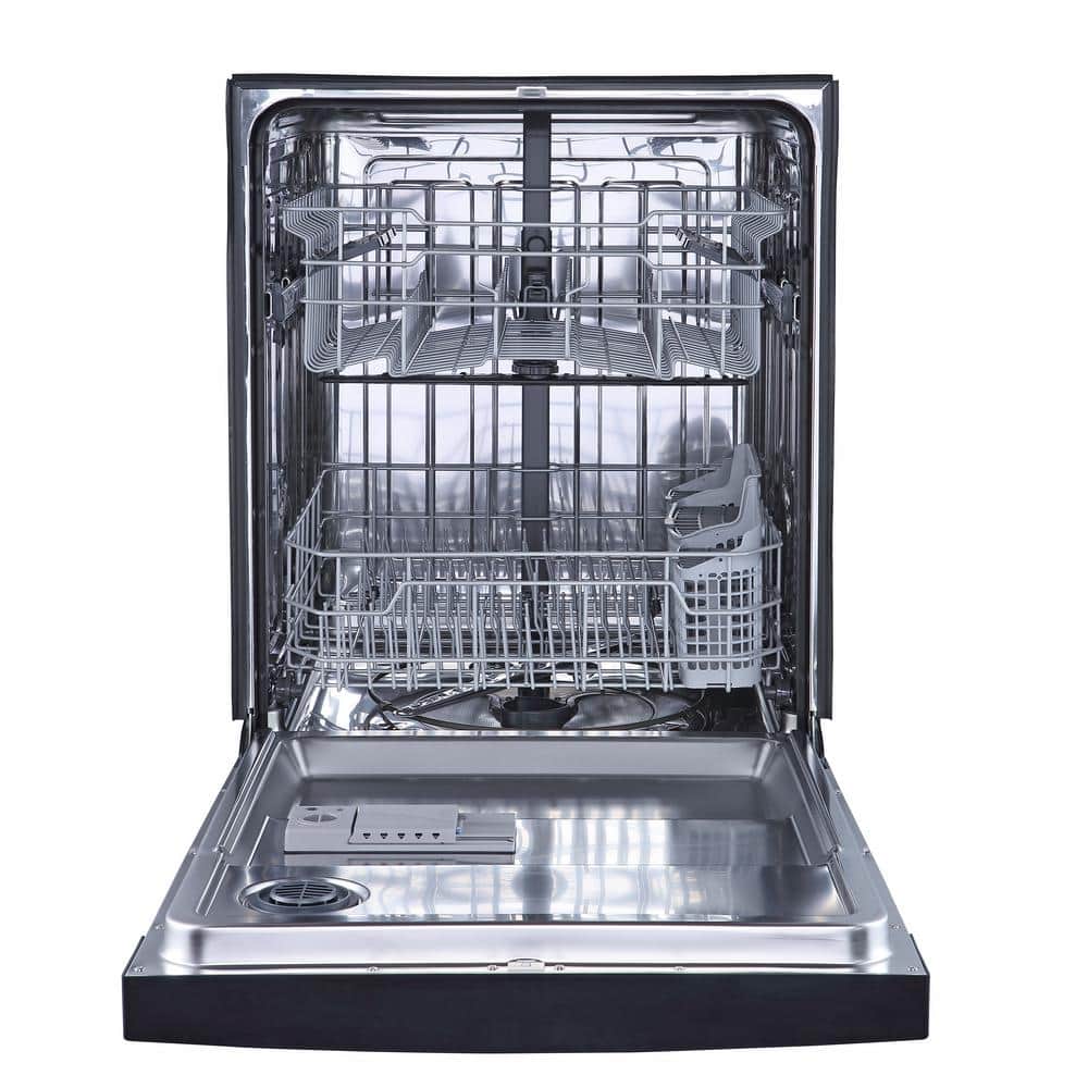 Generic 24 in. Front Control Dishwasher in Black SDW2FCMB - The Home Depot