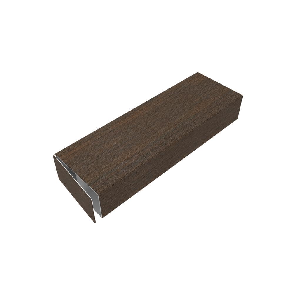 NewTechWood Alusions 2 in. x 4 in. Wood Grain Brazilian Ipe Composite ...