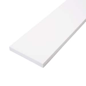 CMPC 1 in. x 5 in. x 8 ft. Finger-Joint Primed Pine Board (Actual Size ...