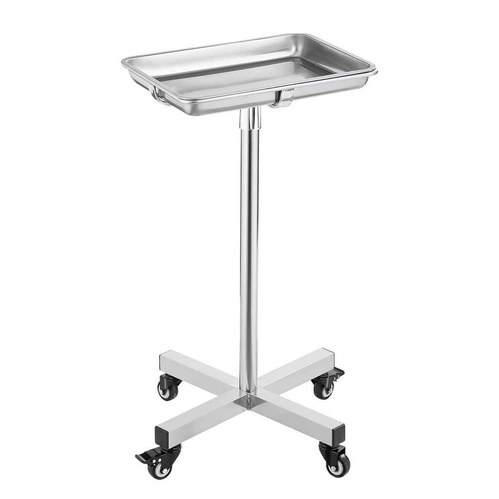 SKYSHALO Mayo Stand, Stainless Steel Mayo Tray, Adjustable Height 25.2 ...
