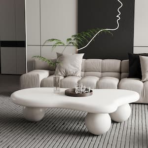 Noble House Kellan 47.2 in. Modern Black Specialty Shaped MDF Wood Top ...