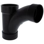 HOLDRITE TestRite 3 in. ABS Test/Cleanout Tee with Plug TRABS3A-H