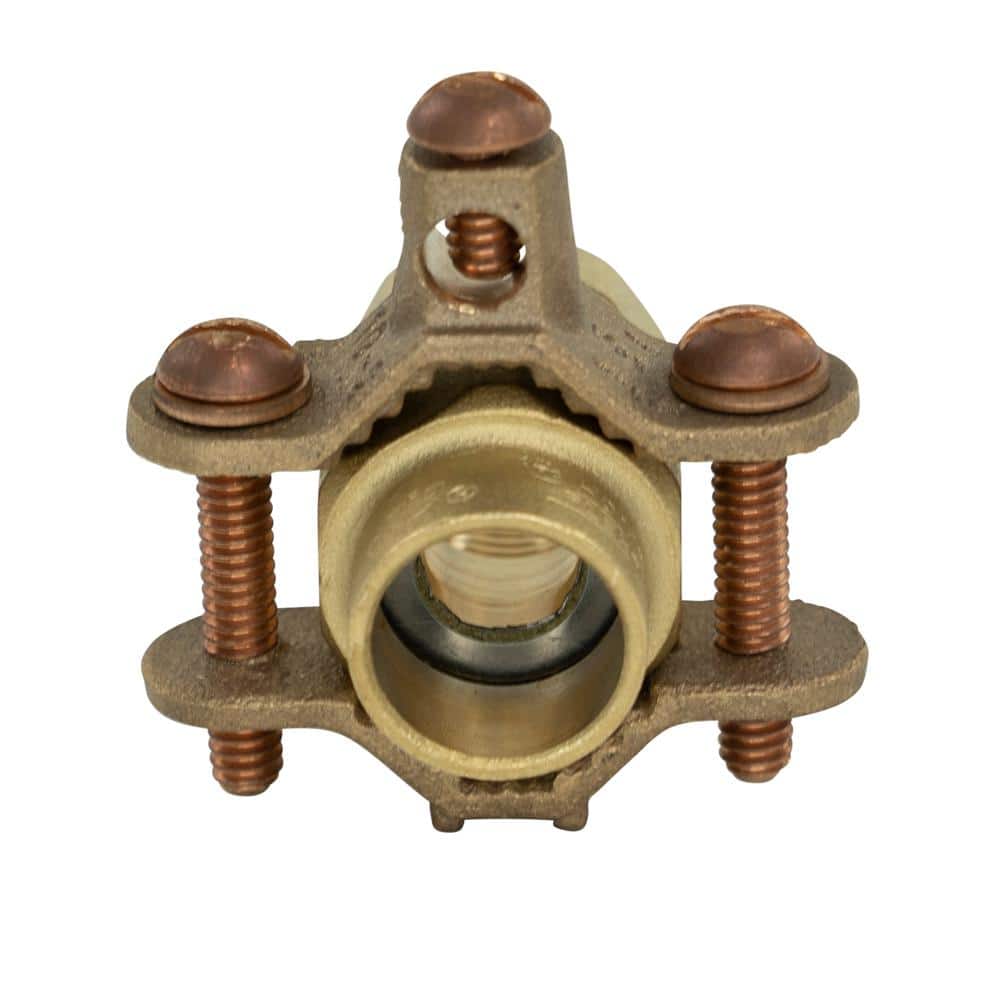 Buy 1/2 in.- 3/4 in. CSST System Brass Bonding Clamp Online at Lowest ...