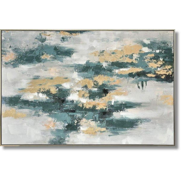 Classy Art 1 Piece Framed Abstract Art Print 39.4 in. x 59.1 in. WF2740 ...