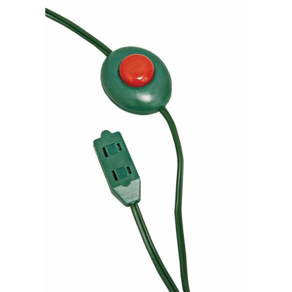 BRIGHT-WAY 9 ft. 3-Outlet Foot Switch Extension Cord EE9LFS-B - The ...