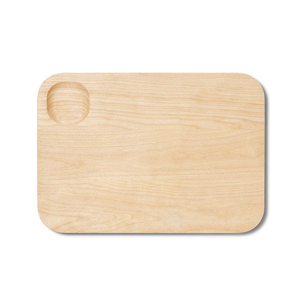 CARAWAY HOME 10 in. x 7 in. Retangular Birch Wood Cutting Board KW-SCTB ...