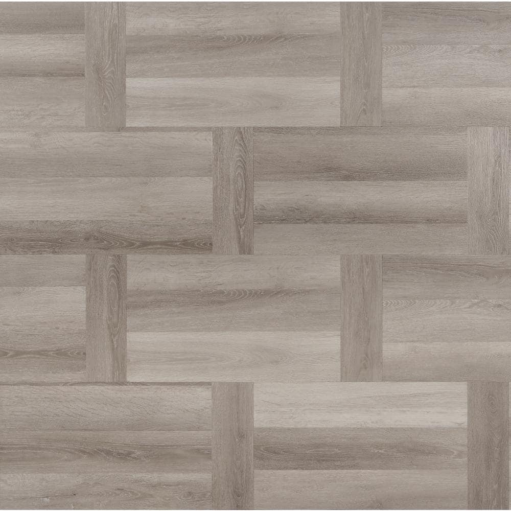 Ivy Hill Tile Stacy Garcia Chic Parquet 20MIL Dolphin 12 in. x 24 in ...
