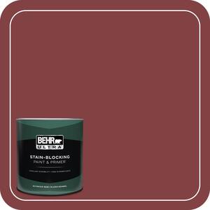BEHR ULTRA 1 gal. #S-H-130 Red Red Wine Extra Durable Satin Enamel ...