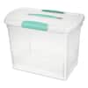 Sterilite 6.0 GA Large Nesting ShowOffs Portable Clear File Storage Box ...