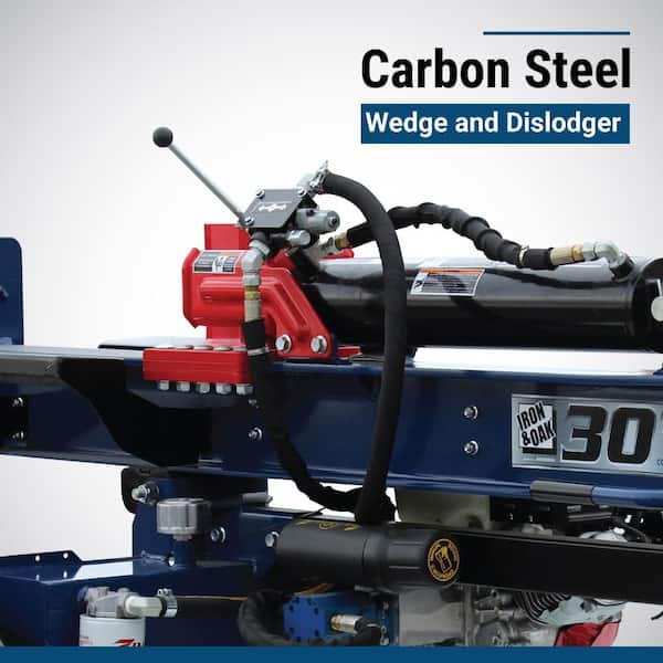 Iron & Oak Log Splitter : 30-Ton : GX270 BHVH3018GX - The Home Depot