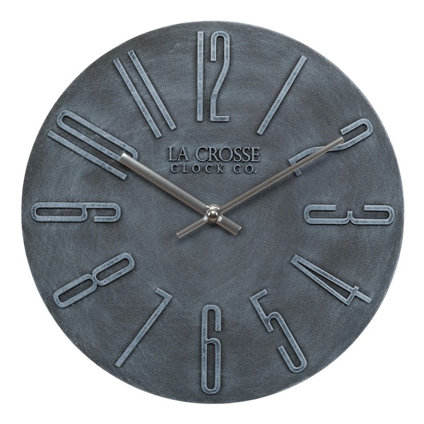 La Crosse Clock 11 in. Cormac Analog Quartz Wall Clock 404-3028B - The ...