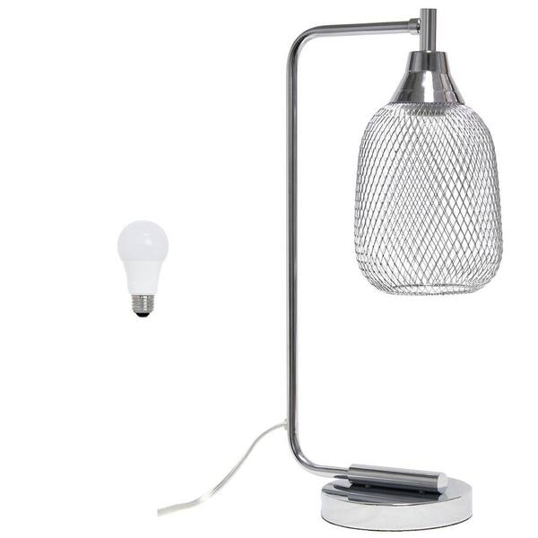 Elegant Designs 19 in. Industrial Mesh Wire Novelty Task and Reading ...