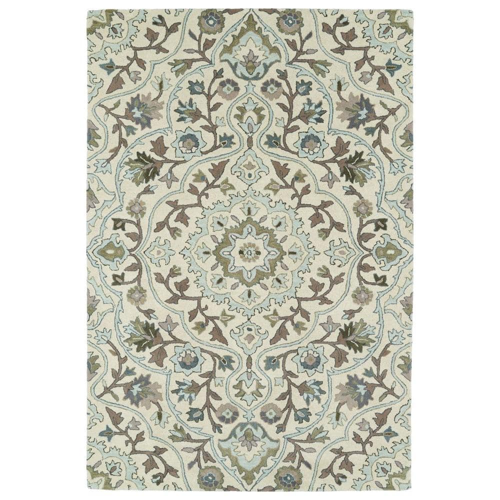 Kaleen Middleton Ivory 5 ft. x 8 ft. Area Rug MID06-01-579 - The Home Depot