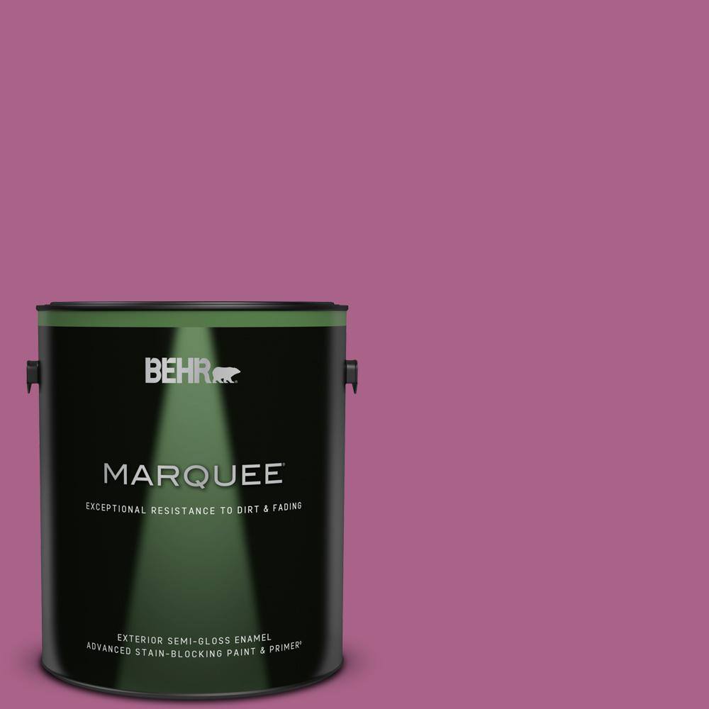 BEHR MARQUEE 1 gal. #690B-6 Wild Mulberry Semi-Gloss Enamel Exterior ...