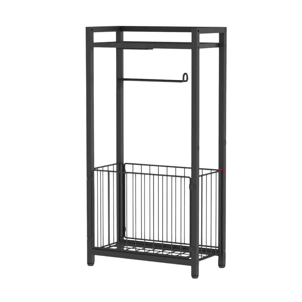 Numhew Freestanding Toilet Paper Holder with Storage Shelf, Bathroom ...