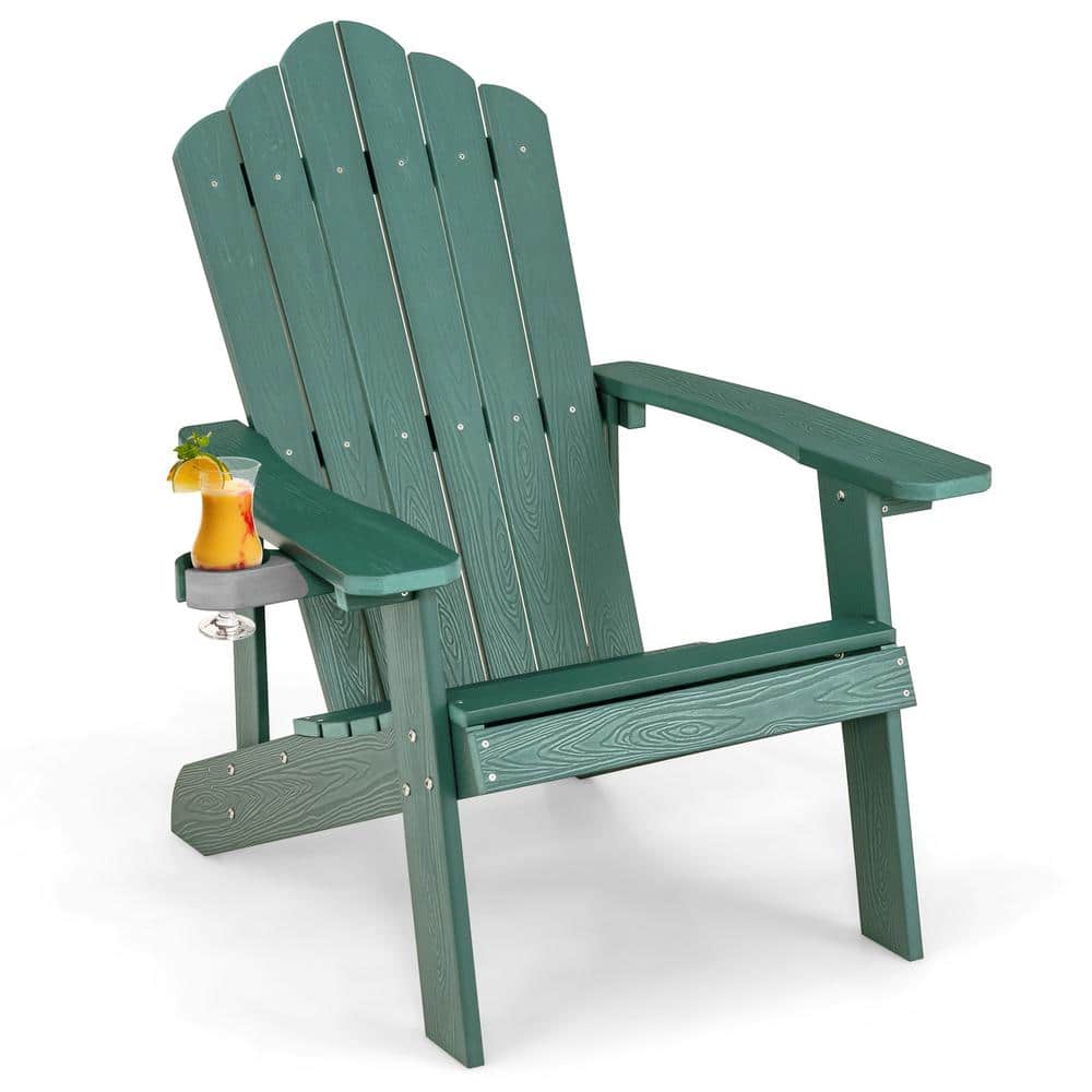 Dark green plastic adirondack chairs store