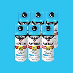 Rust-Oleum Stops Rust 12 oz. Protective Enamel Gloss Navy Blue Spray ...