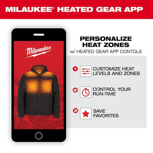 Milwaukee M12 Heated Gear Power Source with App Control 48-11-2330 ...
