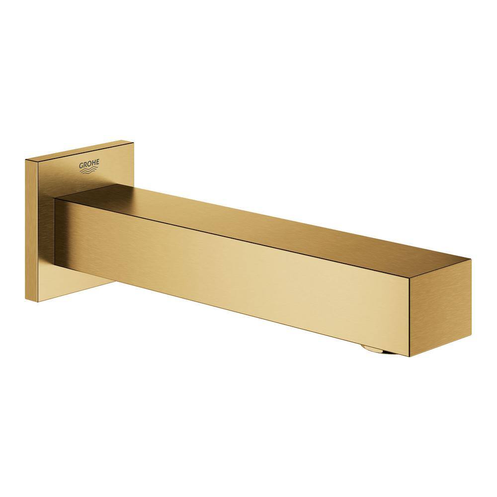 GROHE Eurocube Wall Mount Tub Spout in Brushed Cool Sunrise 13305GN0 ...