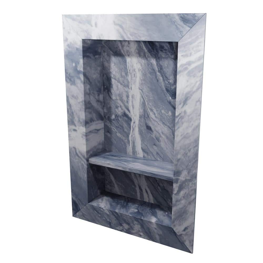 FlexStone 17 in. x 26 in. Recessed Shampoo Caddy in Beaumont ...
