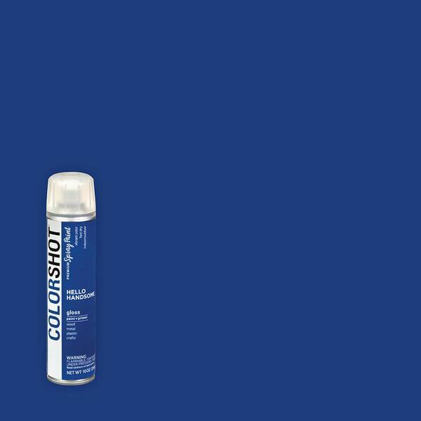 COLORSHOT 10 oz. Gloss Hello Handsome Royal Blue General Purpose ...