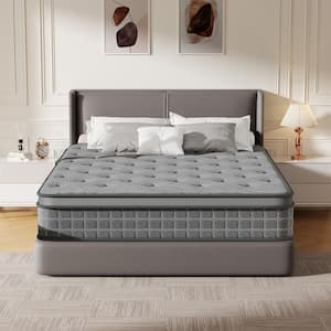 Somnify Full Size Firm 12 in. Gel Memory Foam Hybrid Mattress with ...