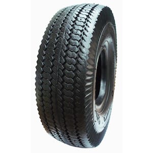 Hi-Run 4.10 in./3.50 in.-4 4PR Sawtooth Wheel Barrow Tire WD1304