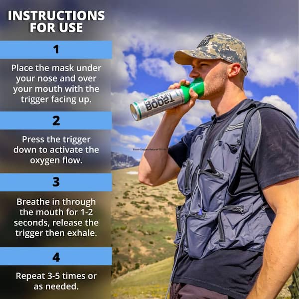 BOOST OXYGEN Natural Supplemental Oxygen Canister - 10 Liter 701 - The ...