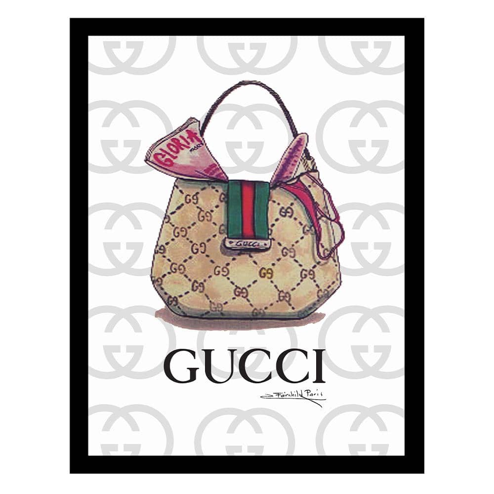 Designer Handbag by Fairchild Paris 1-Piece Framed Graphic Print ...