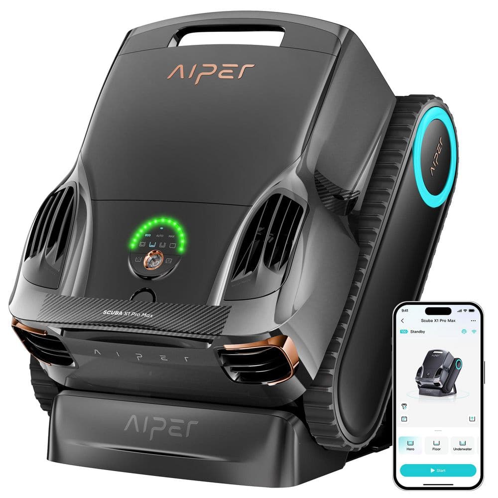 AIPER Scuba X1 Pro Max: All-in-One Robotic Pool Vacuum Cleaner with ...