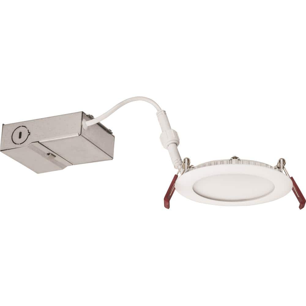 Reviews for Lithonia Lighting Wafer 4 in. White Integrated LED Recessed ...