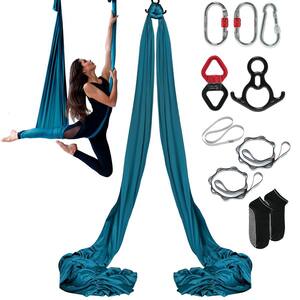 VEVOR Aerial Yoga Hammock and Swing 5.5 Yards Aerial Yoga Starter Kit ...