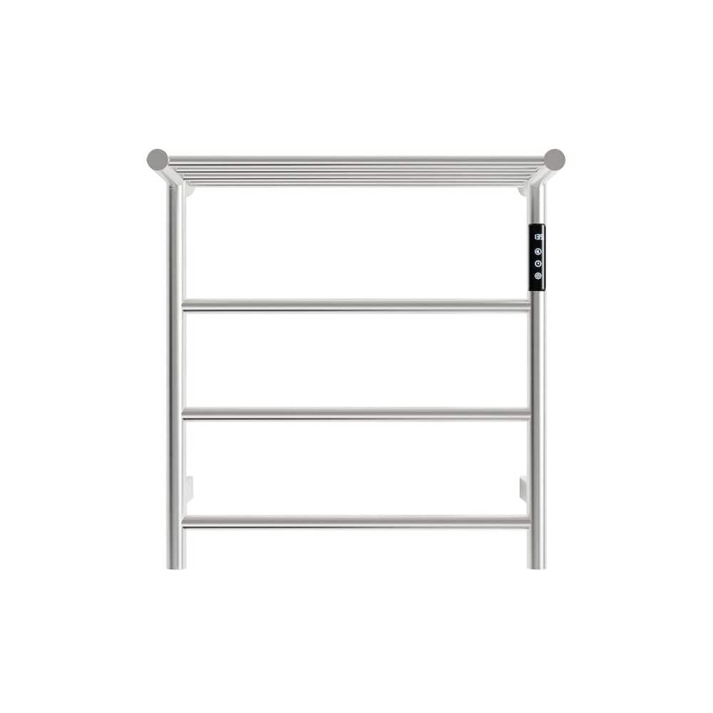Satico 3-Bar Wall Mounted Plug in and Hardwire Electric Towel Warmer ...