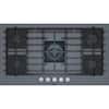 Bosch Benchmark Series 36 in. Gas-on-Glass Gas Cooktop in Gray Tempered ...