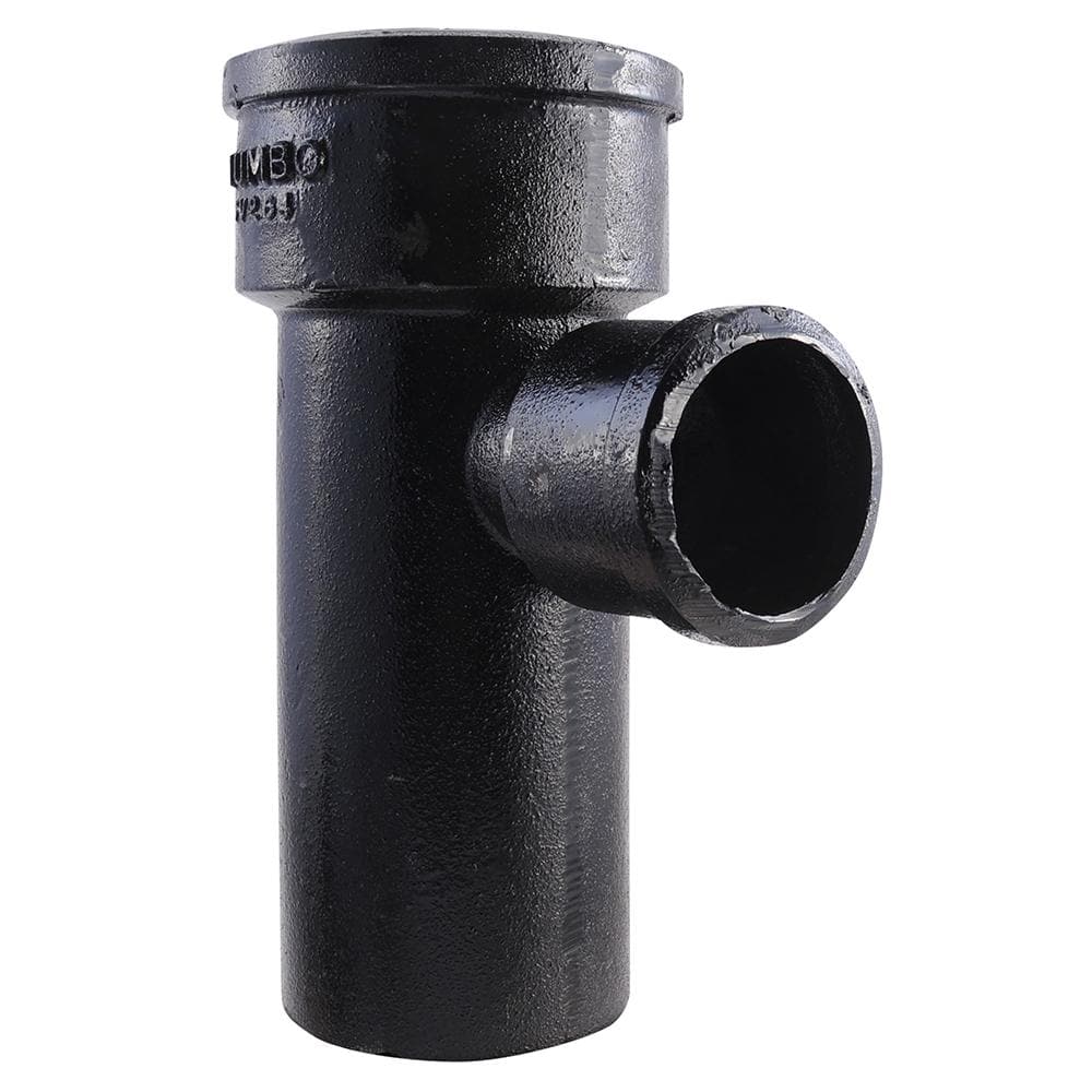 4 in. x 2 in. Cast Iron Sanitary Tee 610 SP51-42 - The Home Depot