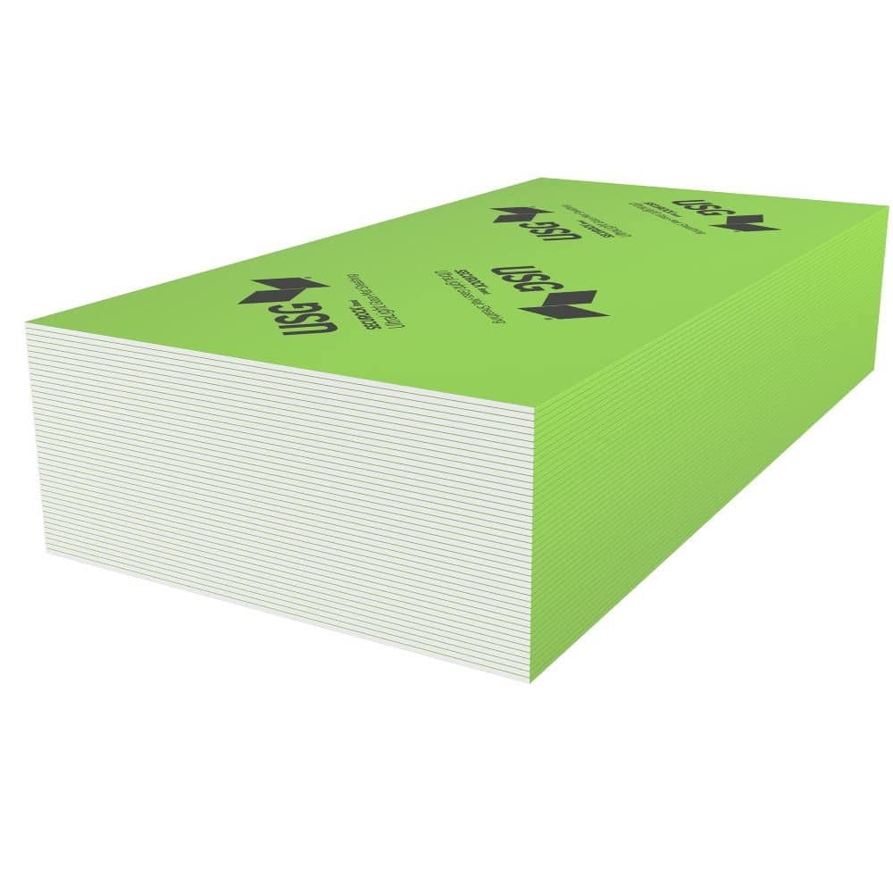 USG Securock Brand 5/8 in. x 4 ft. x 8 ft. UltraLight Firecode X Glass ...